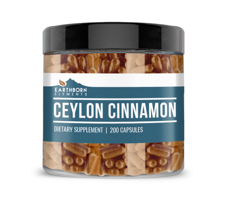 Ceylon Cinnamon Capsules - Earthborn Elements