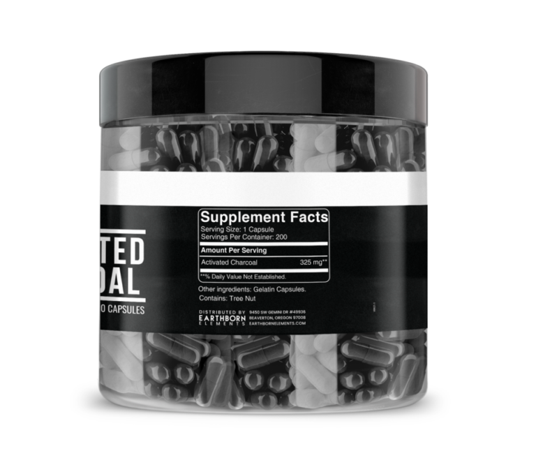 Activated Charcoal Capsules - Earthborn Elements