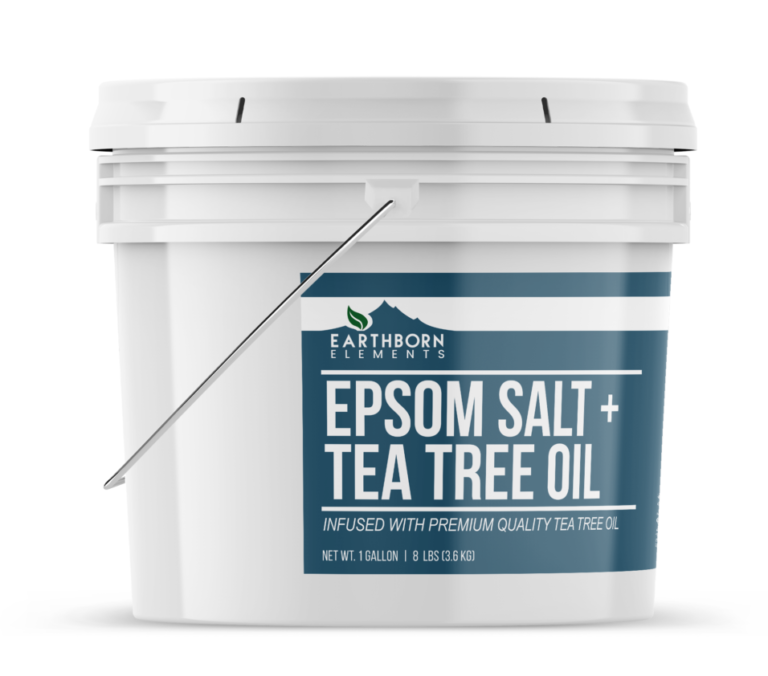 Tea Tree Epsom Salt 1 Gallon - Earthborn Elements