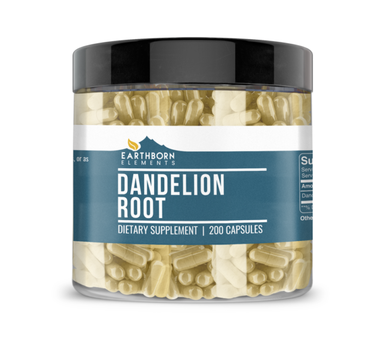 Dandelion Root Capsules - Earthborn Elements