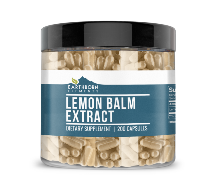 Lemon Balm Extract Capsules - Earthborn Elements