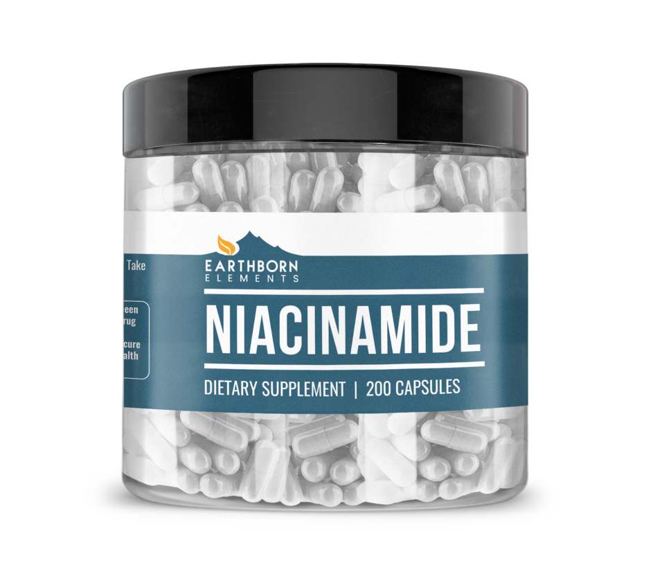 Niacinamide (Vitamin B3) Capsules - Earthborn Elements
