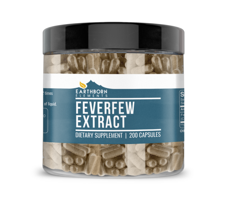Feverfew Extract Capsules - Earthborn Elements