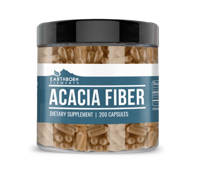 Acacia Fiber Capsules example - Earthborn Elements