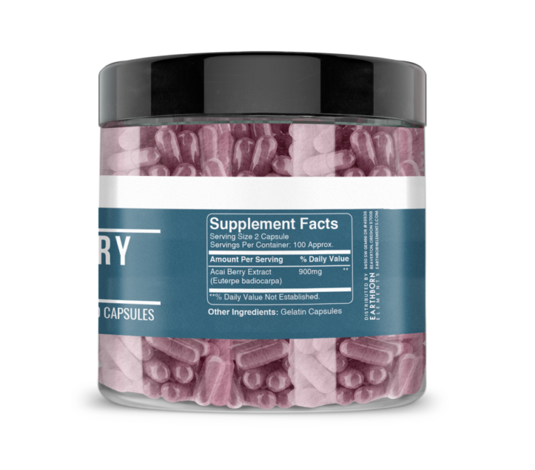 Acai Berry Capsules - Earthborn Elements